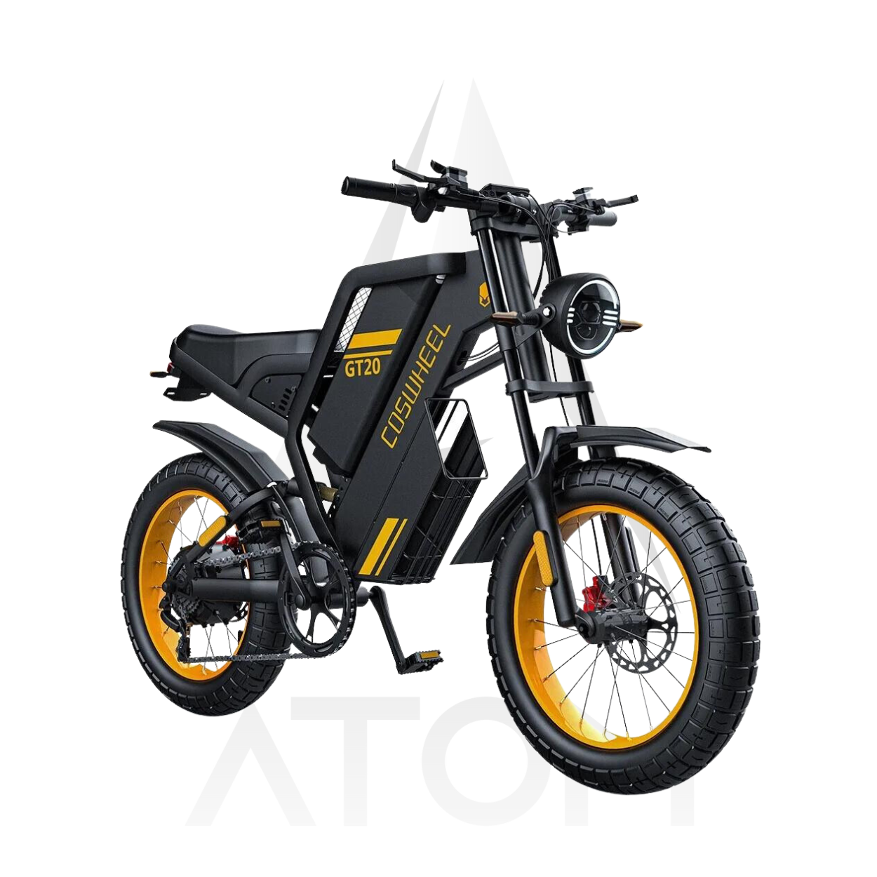Vélo électrique Fatbike | COSWHEEL GT20 | 1000W | V-max 25 km/h | Auto